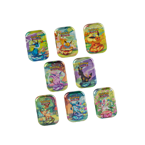 Prismatic Evolutions Mini Tin (Random Tin Art) – Card Collecting and More